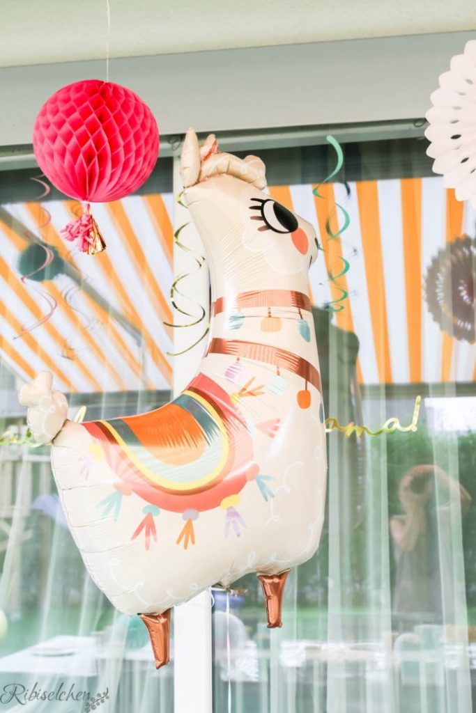 Lama Party bzw. Alpaka Party zum Kindergeburtstag - Ribiselchen