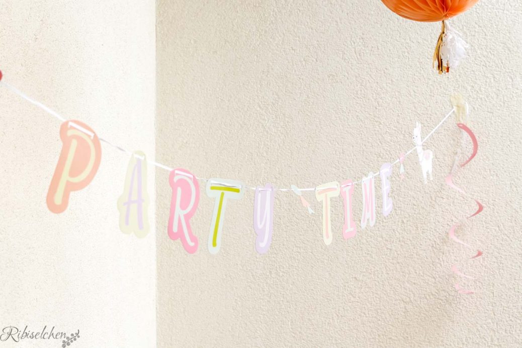 Lama Party bzw. Alpaka Party zum Kindergeburtstag - Ribiselchen