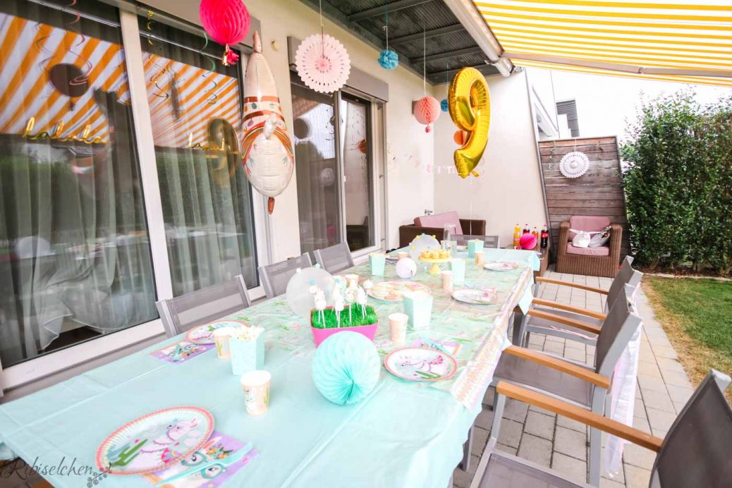 Lama Party bzw. Alpaka Party zum Kindergeburtstag - Ribiselchen